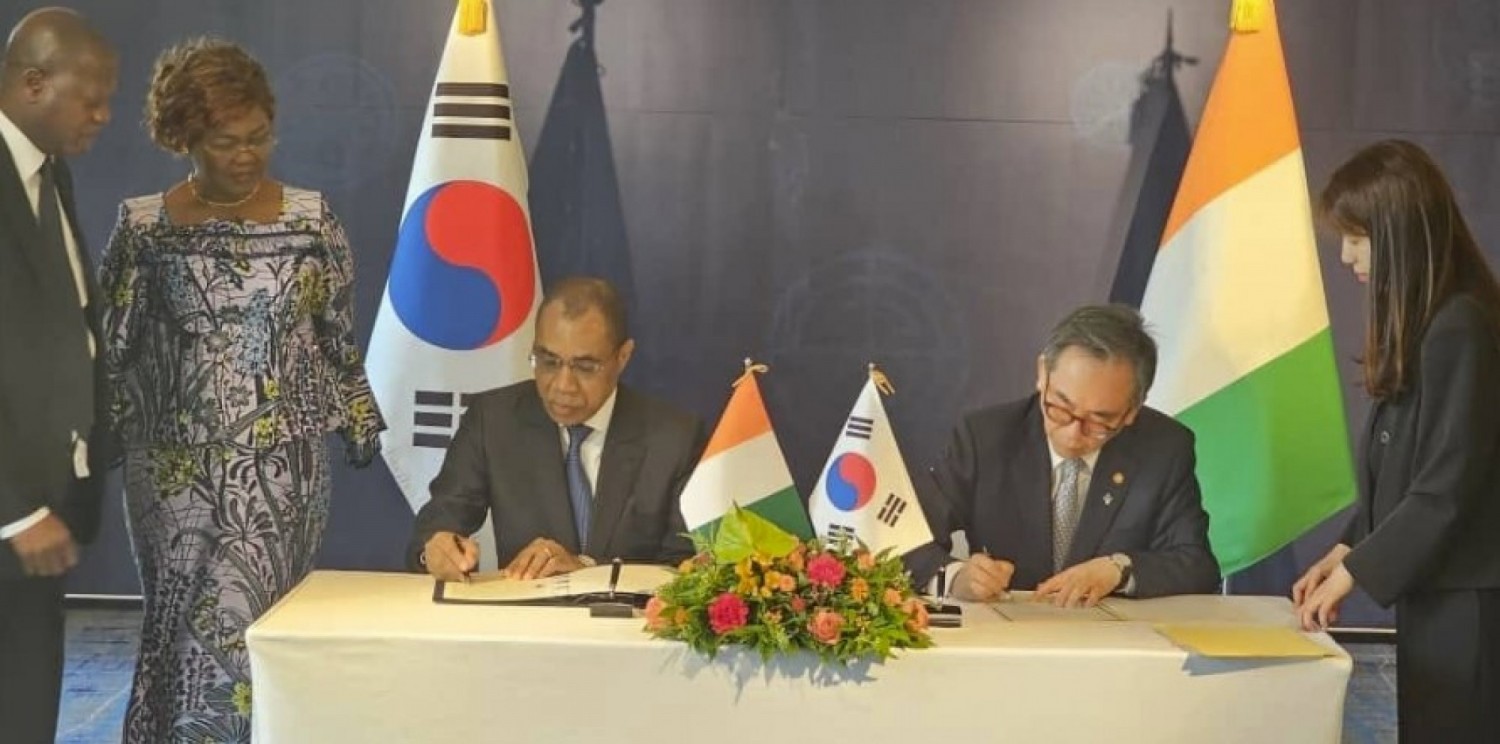 Côte d'Ivoire et Corée du Sud : un prêt de 1 Milliard de Dollars pour stimuler le développement ...